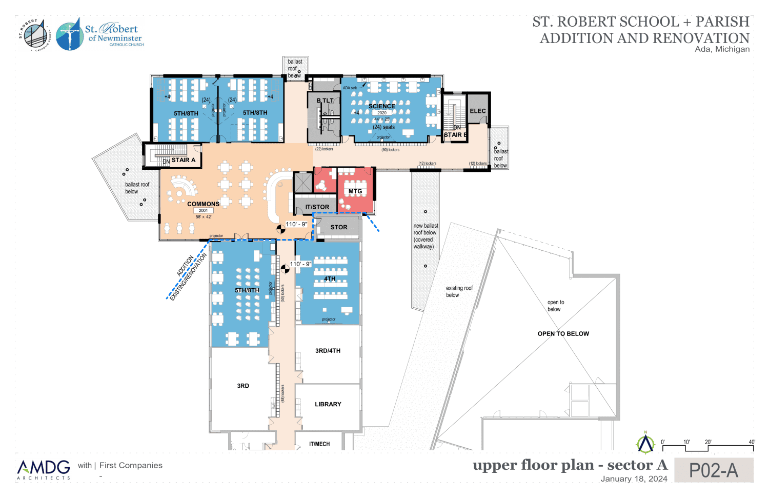 Phase II: Education Wing – St Robert Church